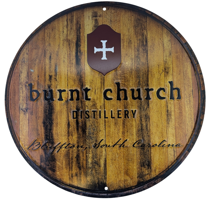 Aluminum Wall Sign – Burnt Church Distillery Mercantile